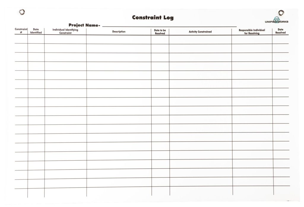 Logs & Posters for Construction - Unified Works